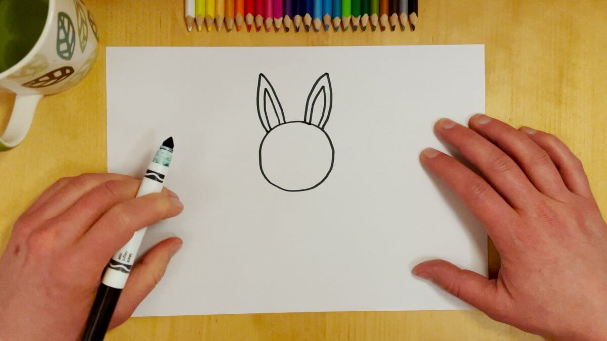 🐰 How to Draw the Easter Bunny | Easy, Easy Drawing for Kids