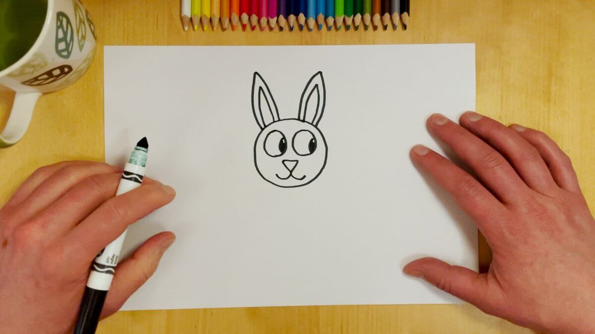 🐰 How to Draw the Easter Bunny | Easy, Easy Drawing for Kids