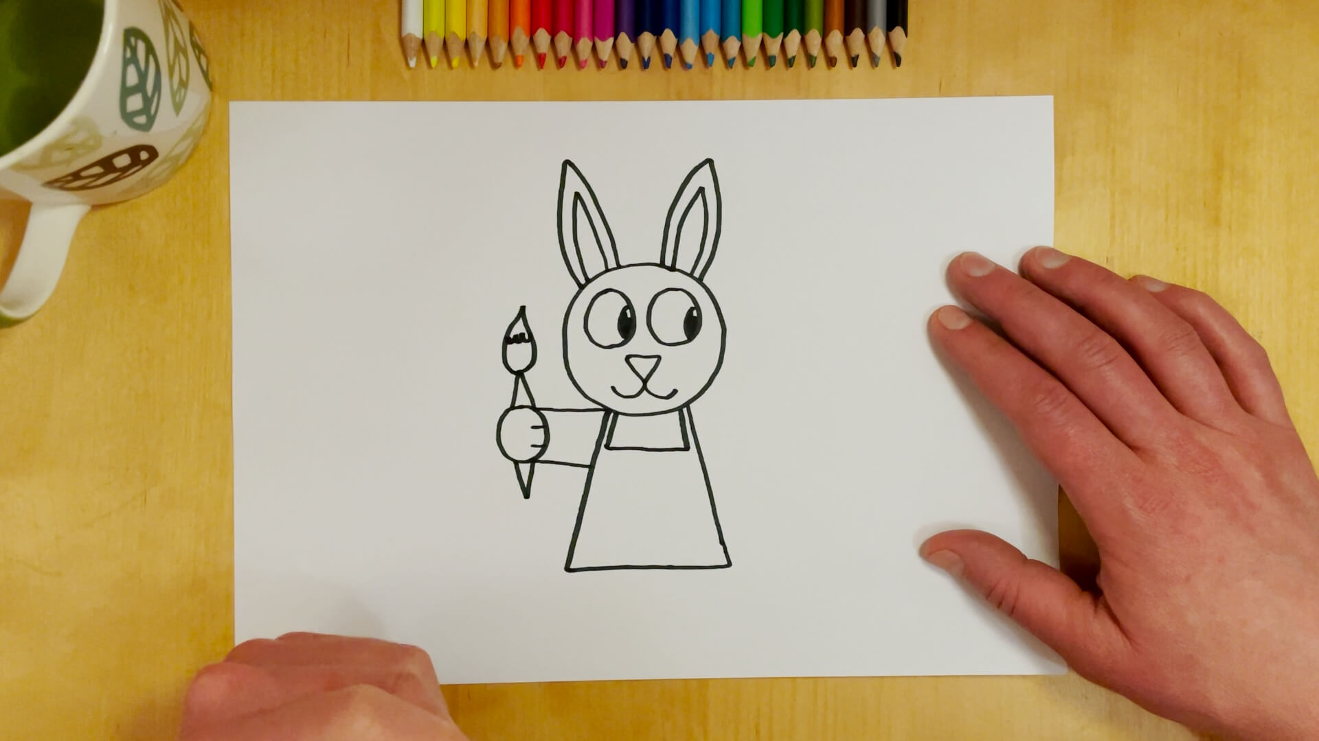 🐰 How to Draw the Easter Bunny | Easy, Easy Drawing for Kids